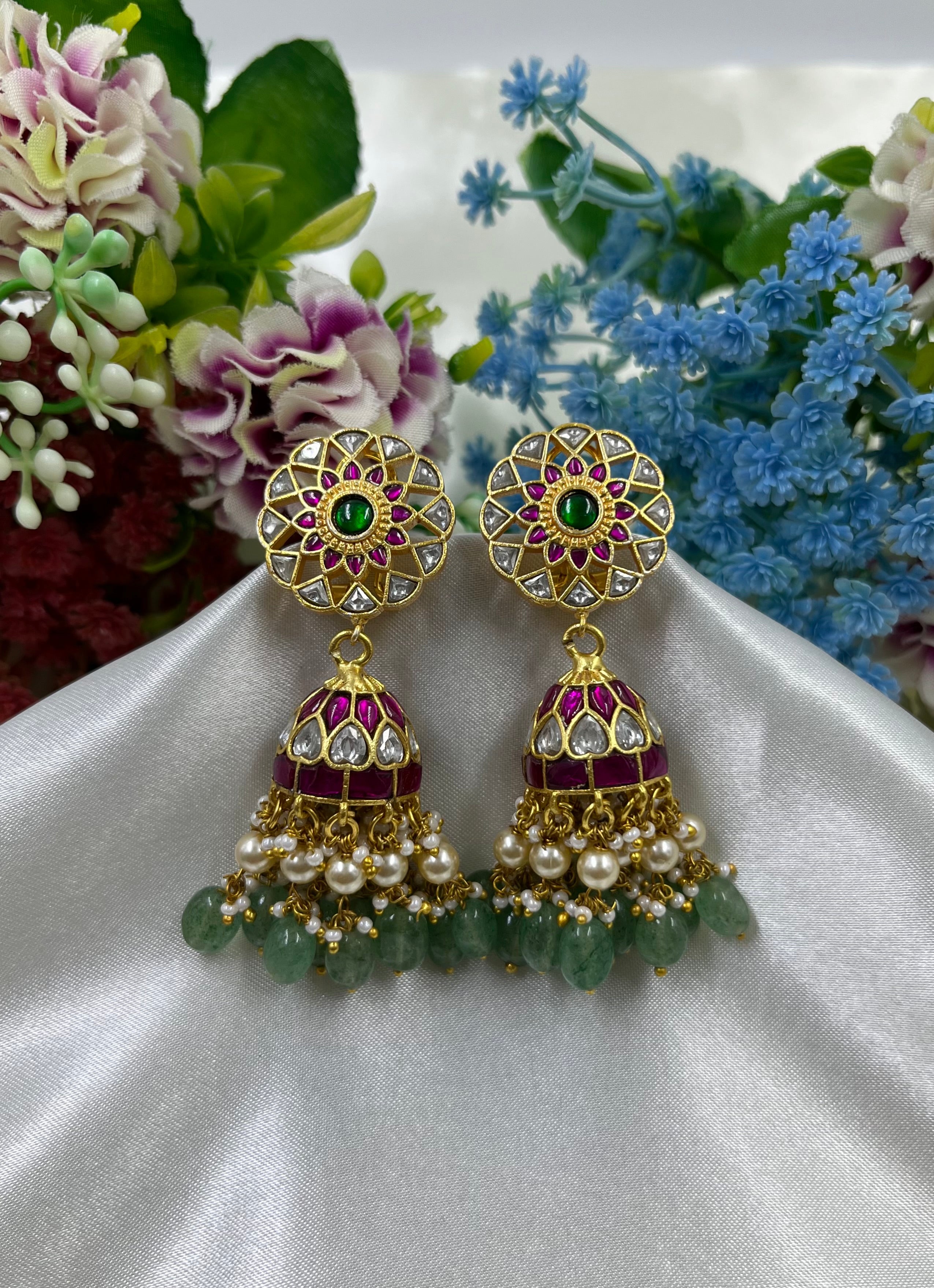 Pachi Kundan Earrings – Kaushalya Art Jewellery