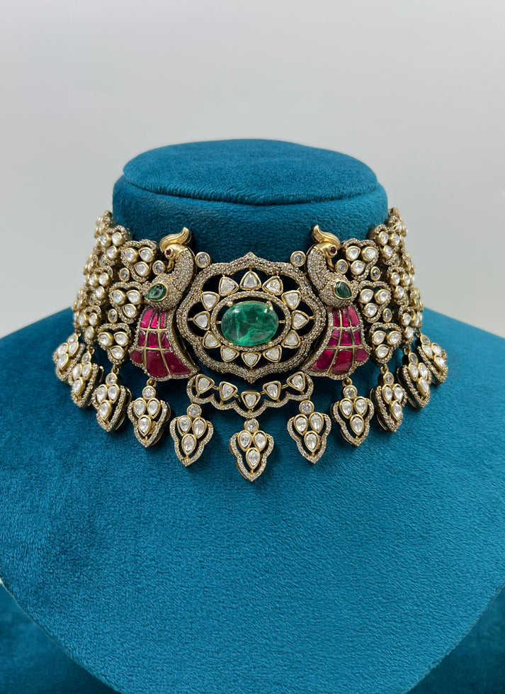 Rubani Jaipuri Kundan Necklace Set – Kaushalya Art Jewellery