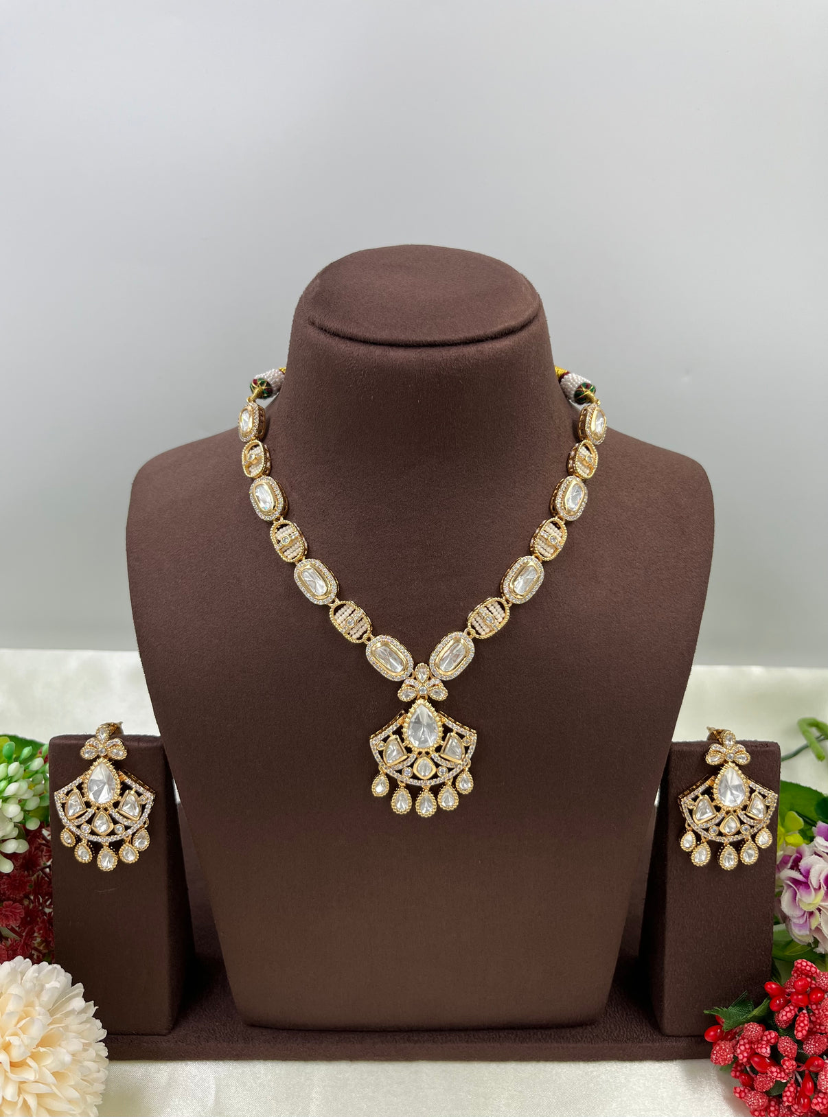 Swati Moissanite Necklace – Kaushalya Art Jewellery