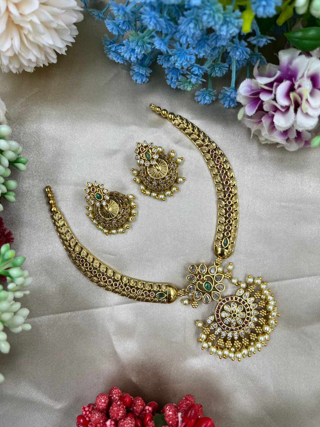 All South Indian Necklace – Kaushalya Art Jewellery