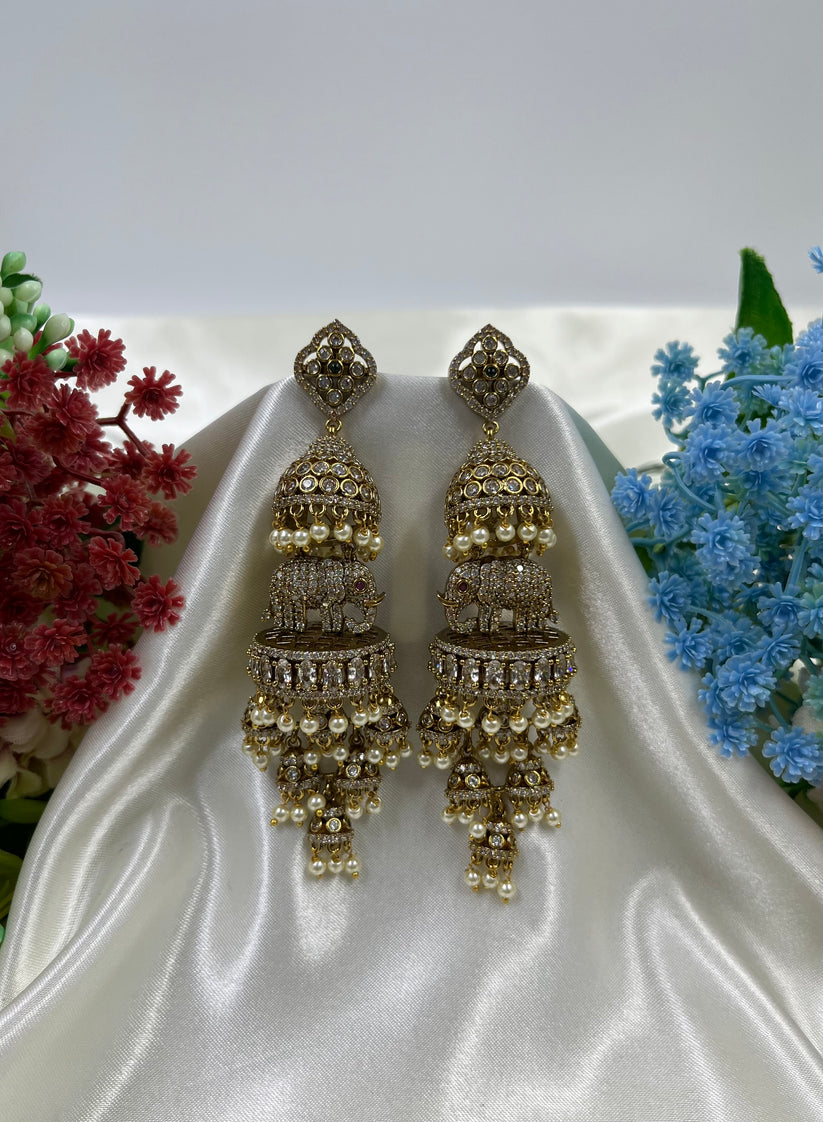 Abha Victorian Jumka – Kaushalya Art Jewellery