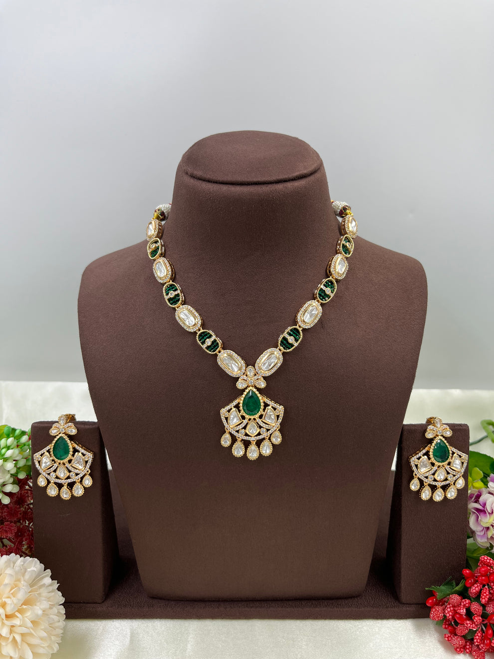 Swati Moissanite Necklace – Kaushalya Art Jewellery